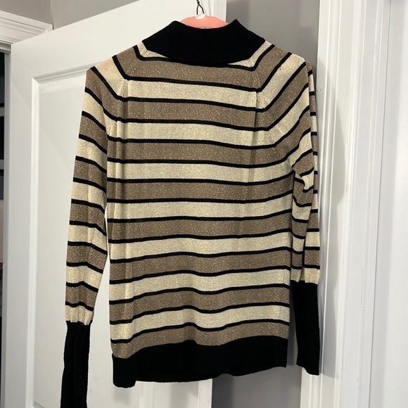 Chaser | Sweaters | Metallic Mock Neck Sweater | Poshmark